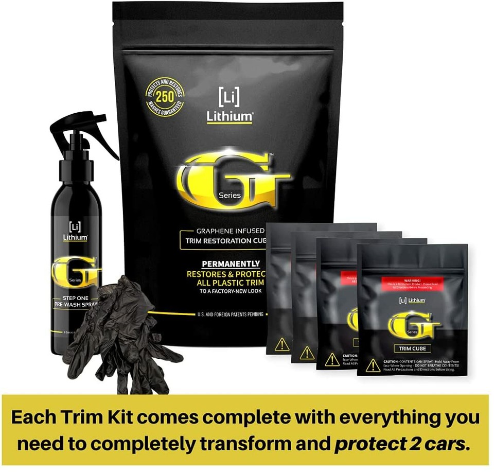 Lithium Plastic Trim Restoration Kit- Ceramic Graphene Infused- 250 ...