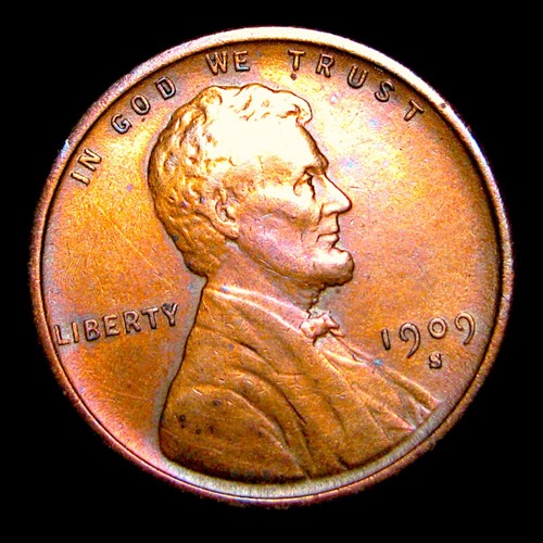 1909-S VDB Lincoln Cent Wheat Penny ---- Stunning Details Coin ...