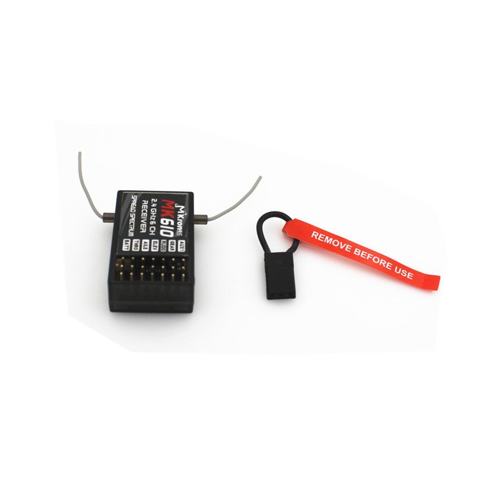 2.4Ghz 6-Channel MK610 Receiver For Spektrum Dx5e Dx6i Dx7 AR6100 ...