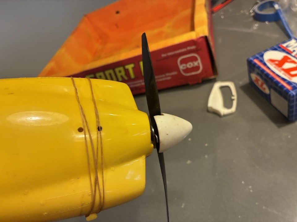NIB Cox Super Sport II .049 Engine Control Line Stunt Model Airplane ...