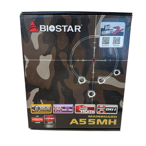 Biostar A55MH FM1 Motherboard + A4-3400 CPU + 8GB DDR3 RAM Combo New ...