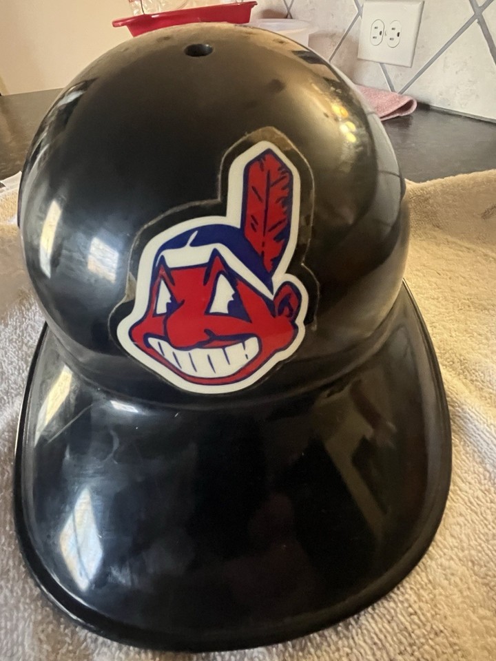 Cleveland Indians Chief Wahoo ABC Batting Helmet Team Issued? MLB Game ...
