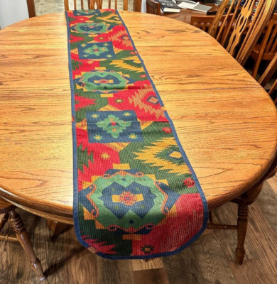 Longaberger Table Runner - Southwestern Print (Sunset) - Pre-owned | eBay
