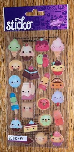 Sticko Snack Attack Dessert Ice Cream Cone Popsicle Chocolate Cupcake ...