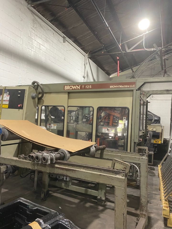 Brown Machine Co. C-2100 Thermoformer with T-125 trim press | eBay