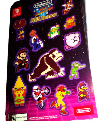 Nintendo Switch World Championship NES Edition Sticker Sheet 13 ...