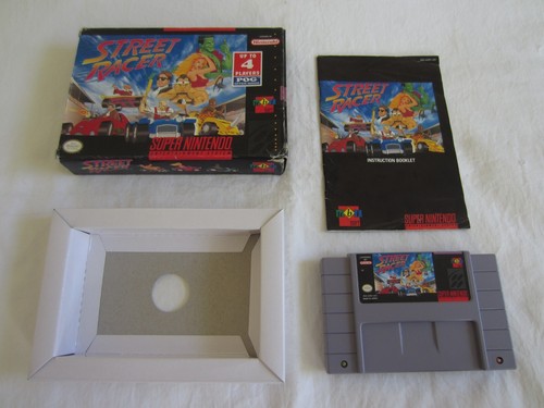 Street Racer (SNES) Super Nintendo CIB Complete Box Ubisoft 1994 RARE ...