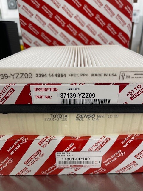 2016-2023 Toyota Tacoma 3.5L Genuine OEM Air & Cabin Filter Combo ...