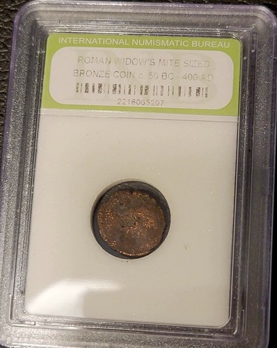 Ancient Roman Widows Mite Sized Bronze Coin c. 50 BC - 400 AD | eBay