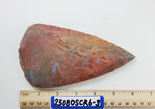 6.2" Stone Scraper - BiFace - Skinner - Knife - hand Knapped Agate | eBay