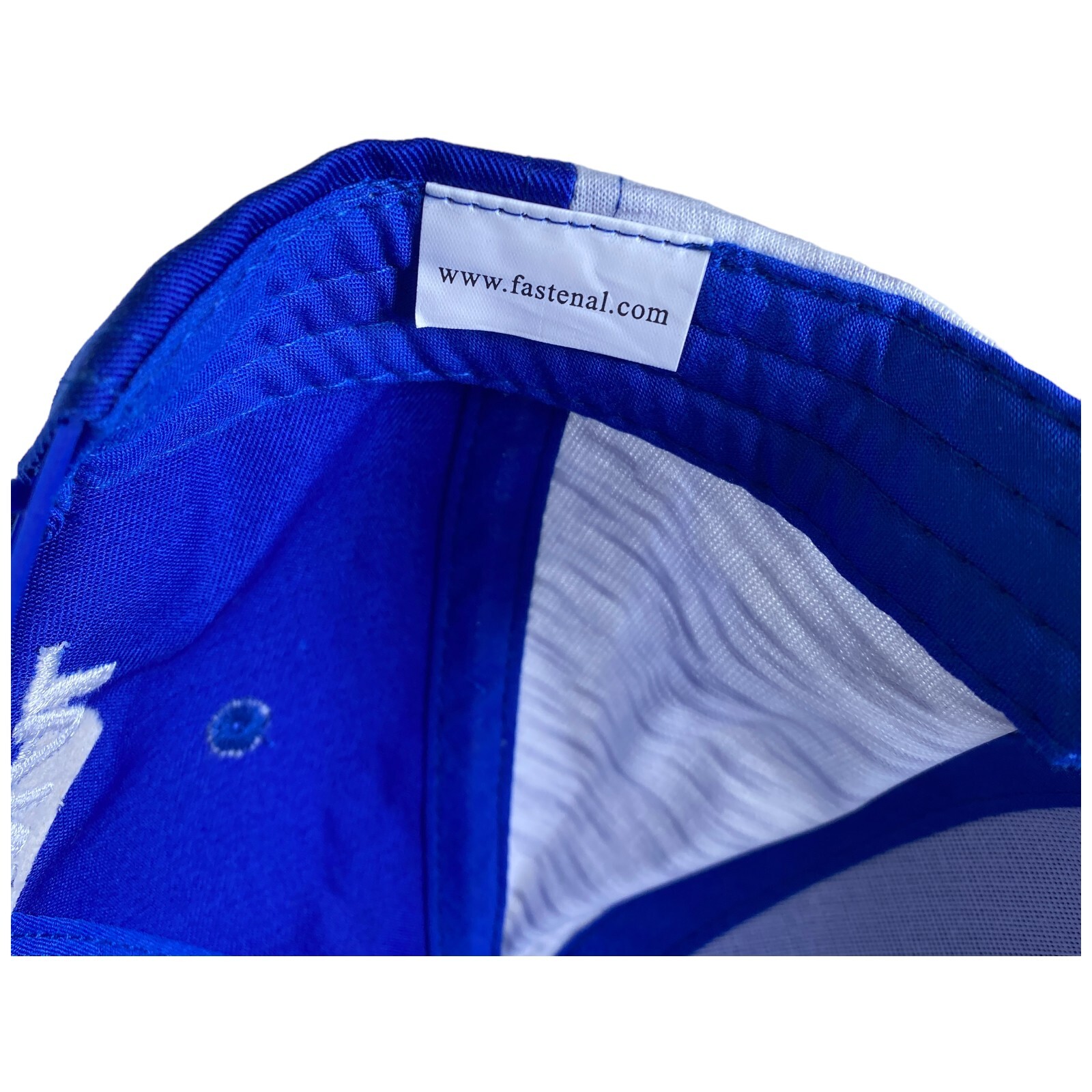NEW FASTENAL Baseball Cap Adult Hat Adjustable SNAPBACK Blue/White 100% ...