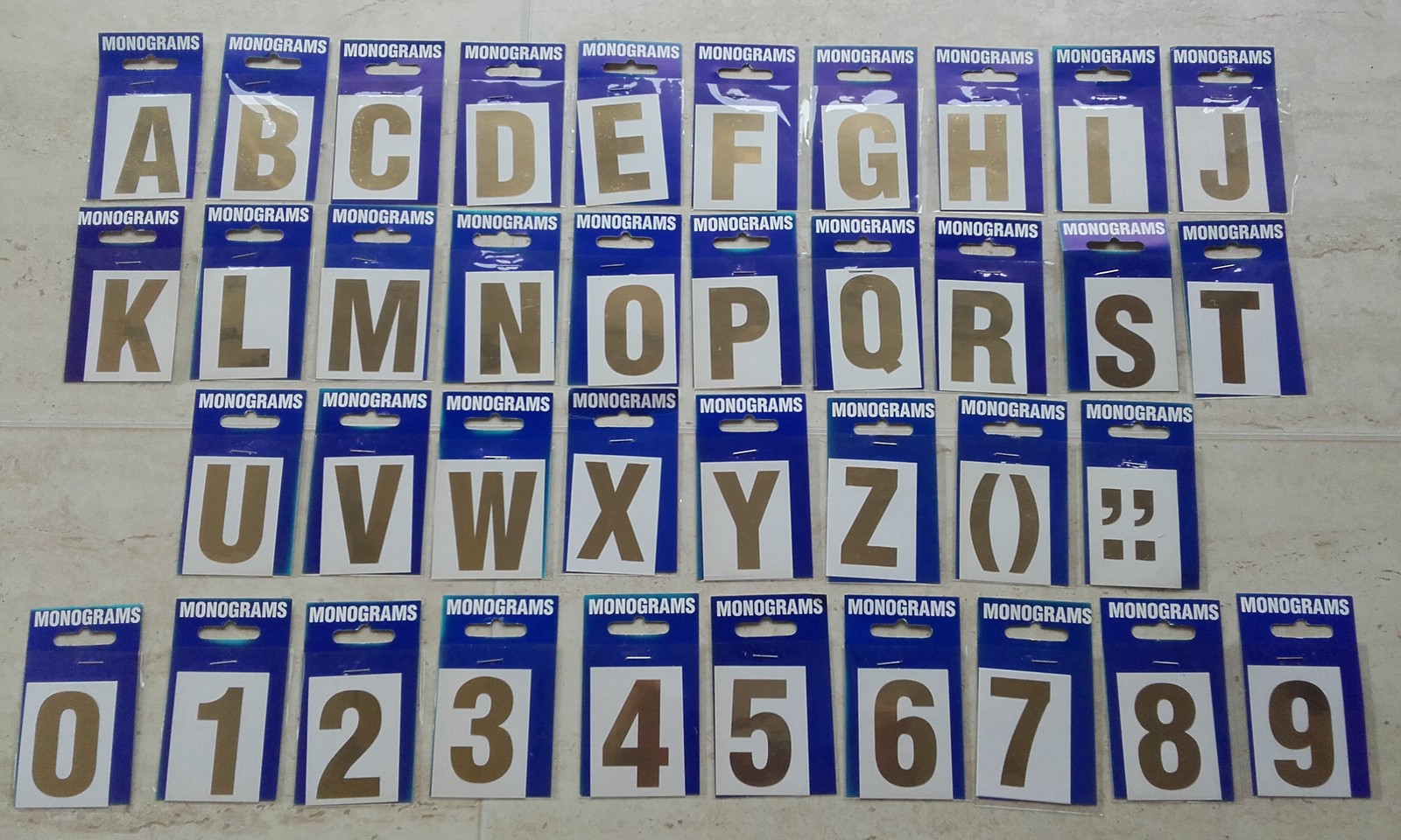 2" 50MM GOLD Self Adhesive Vinyl Stickers Letters and Numbers | eBay UK