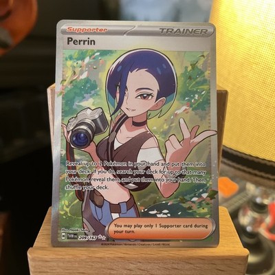🌙 Perrin 209/167 – Twilight Masquerade Full Art Trainer Pokémon TCG 🌙 ...