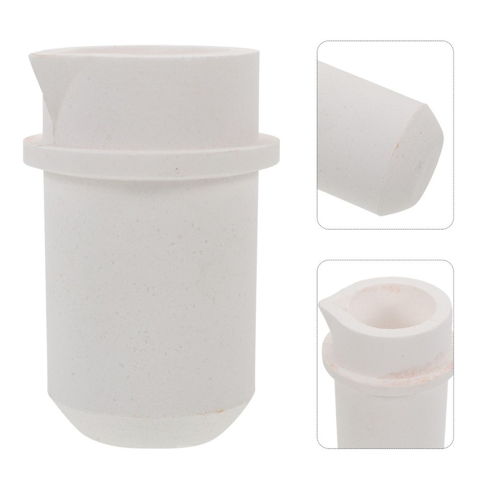 5pcs Quartz Crucible Cup For Metal Casting - 0.5kg High-Temperature ...