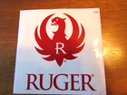 Ruger Script Decal Logo Sticker Gun Safe, Laptop, Window Cling | eBay