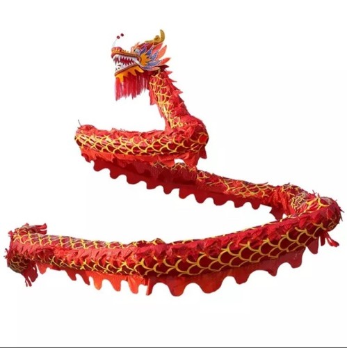 Traditional Dragon Dance 10 Players 3D Equipm Chinese New Year Folk ...