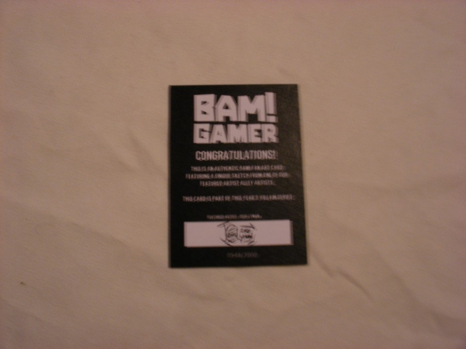 Scorpion Mortal Kombat Bam Gamer Art Trading Card | eBay