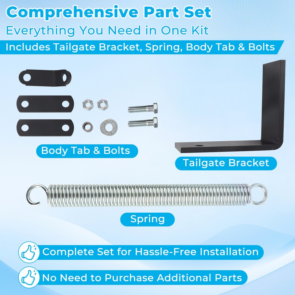 Trailer Tail Gate Spring Lift Assist Kit For Utility Trailer Tailgate ...