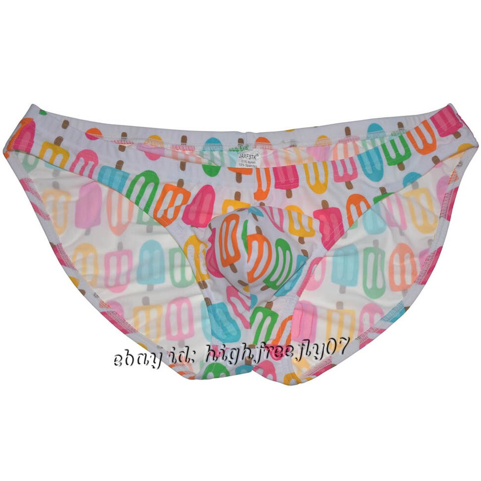 Mens Bodybuilding Competition Posing Trunks Elastic Pucker Back Briefs ...