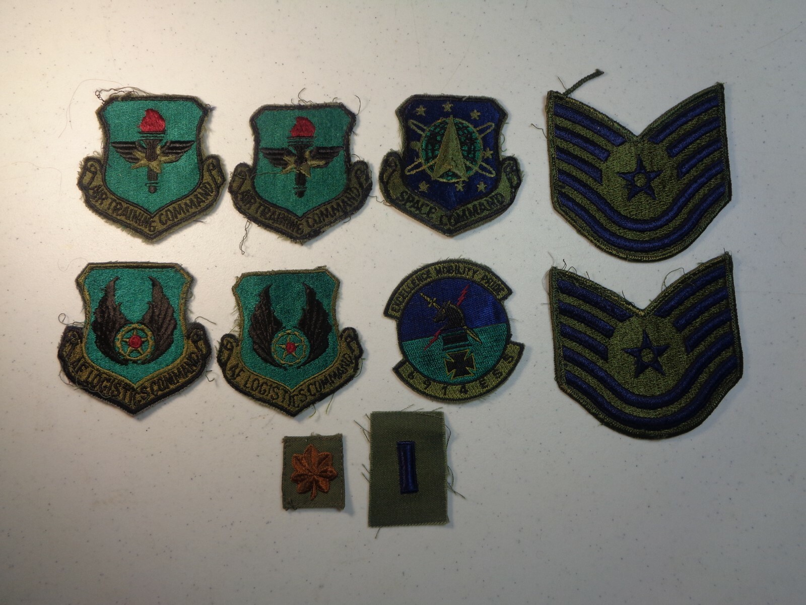 US Air Force 6914th ESS Logistics Training Space Command Patches w ...