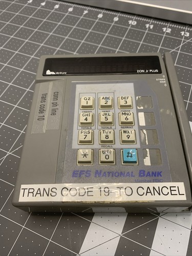 VeriFone ZON Jr Plus Credit Card Terminal, Vtg Credit Card Swipe | eBay