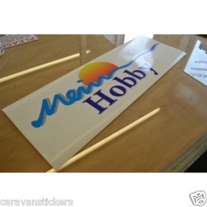 HOBBY Mein Sun - (SIDE) - Caravan Sticker Decal Graphic - SINGLE | eBay