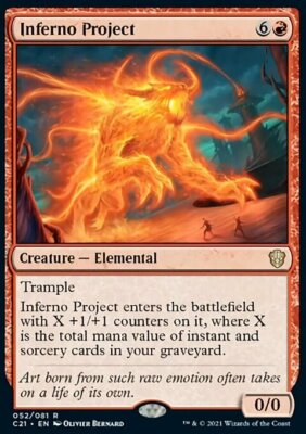 MTG Magic the Gathering Inferno Project (52/445) Commander 2021 NM | eBay