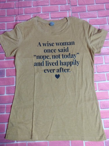 Nope, Not Today happily ever after Classic T-Shirt small shirt | eBay