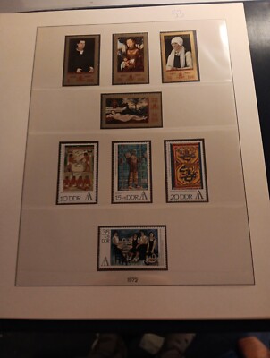 SHEET WITH POSTSTAMPS FOR SCRAPBOOKING/JOURNALS VINTAGE DDR (DDR53 ...