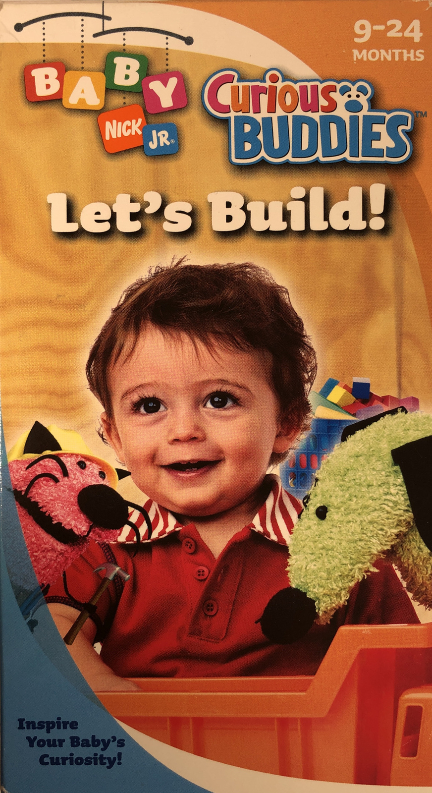 Baby Nick Jr Lets Build! Curious Buddies(VHS 2005)Ages 9-24 Months-RARE ...