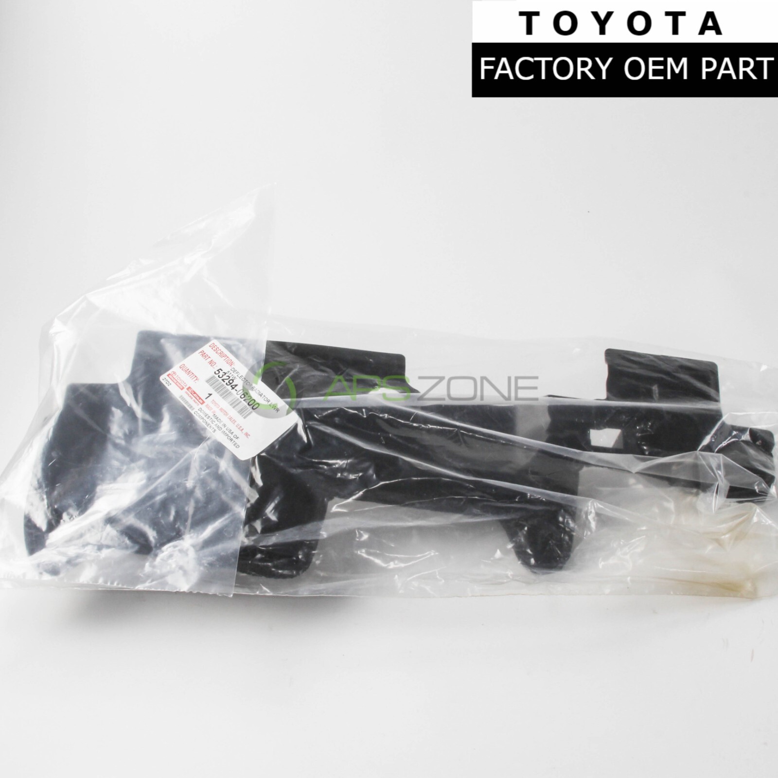 GENUINE TOYOTA CAMRY HYBRID 12-14 RADIATOR SIDE DEFLECTOR LEFT OEM ...