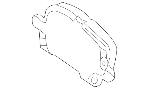 Genuine GM Front Disc Brake Pad Set with Clips 85144100 | eBay