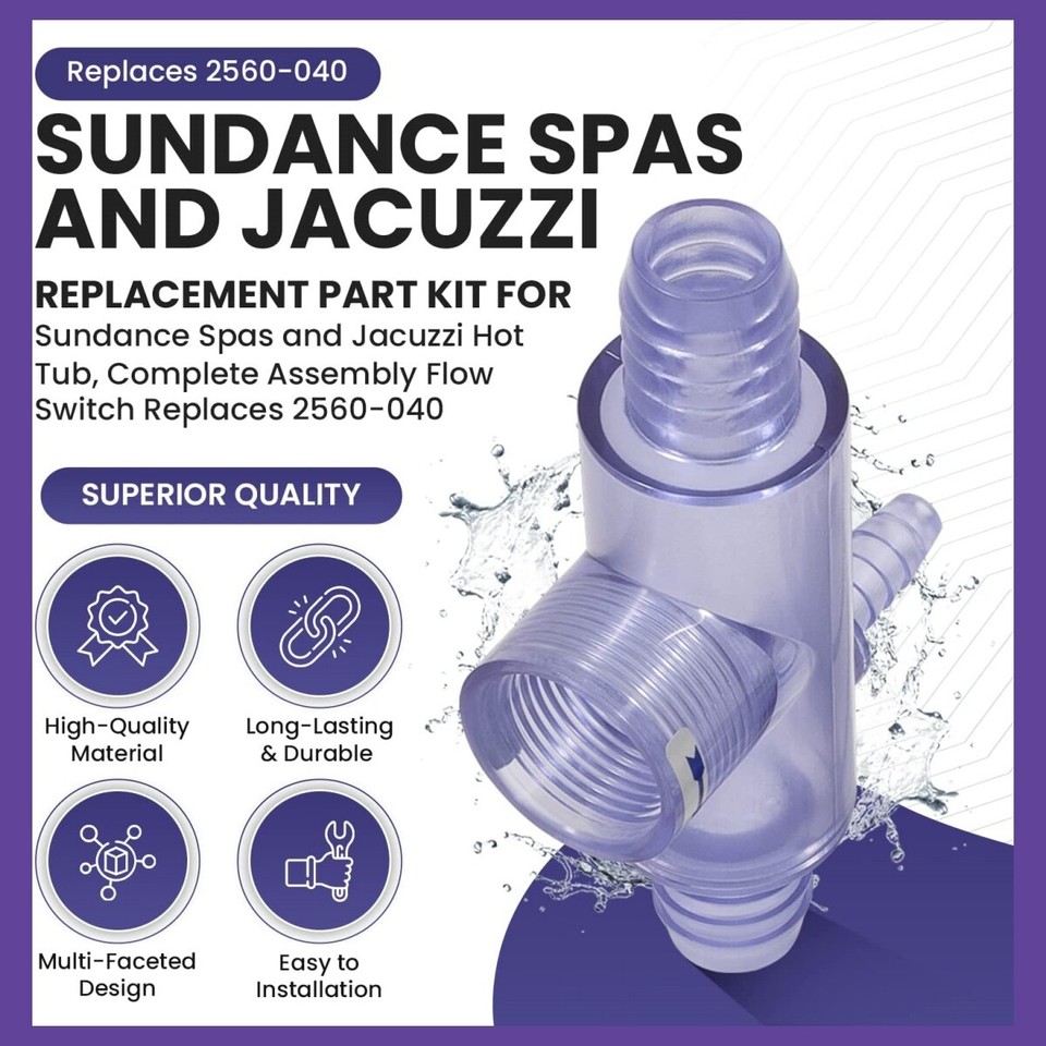 2560-040 Flow Switch For Sweetwater Spas, Sundance Spas, Jacuzzi Spas, Q12DS-C2 | eBay