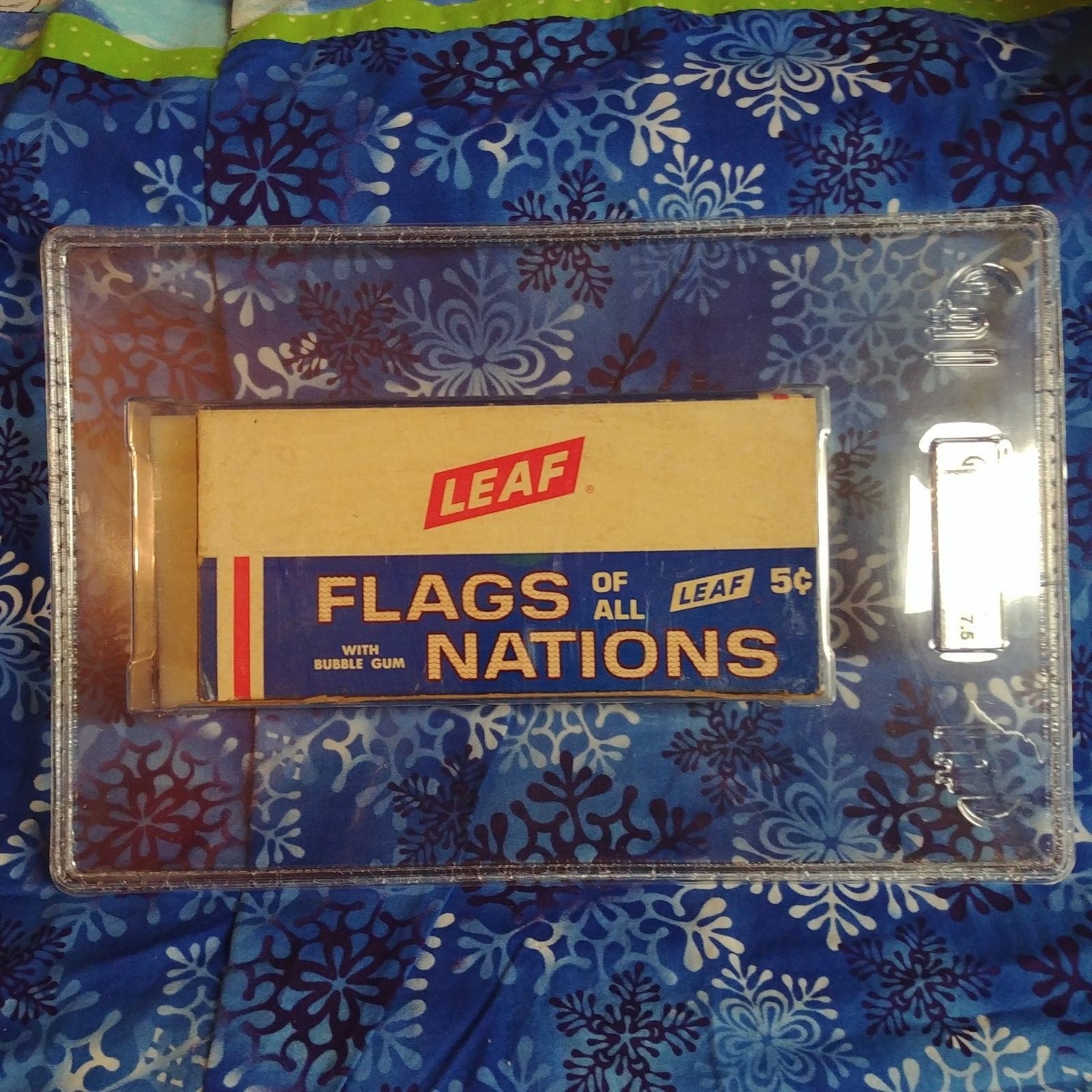 1967 Leaf Flags Of All Nations GAI Graded Empty Box Unused NM+ 7.5 | eBay