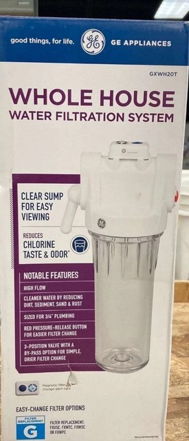 GE GXWH20T Whole House Water Filtration System for sale online | eBay