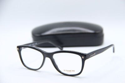 NEW COACH HC 6095 5420 BLACK AUTHENTIC FRAMES EYEGLASSES 52-16 | eBay