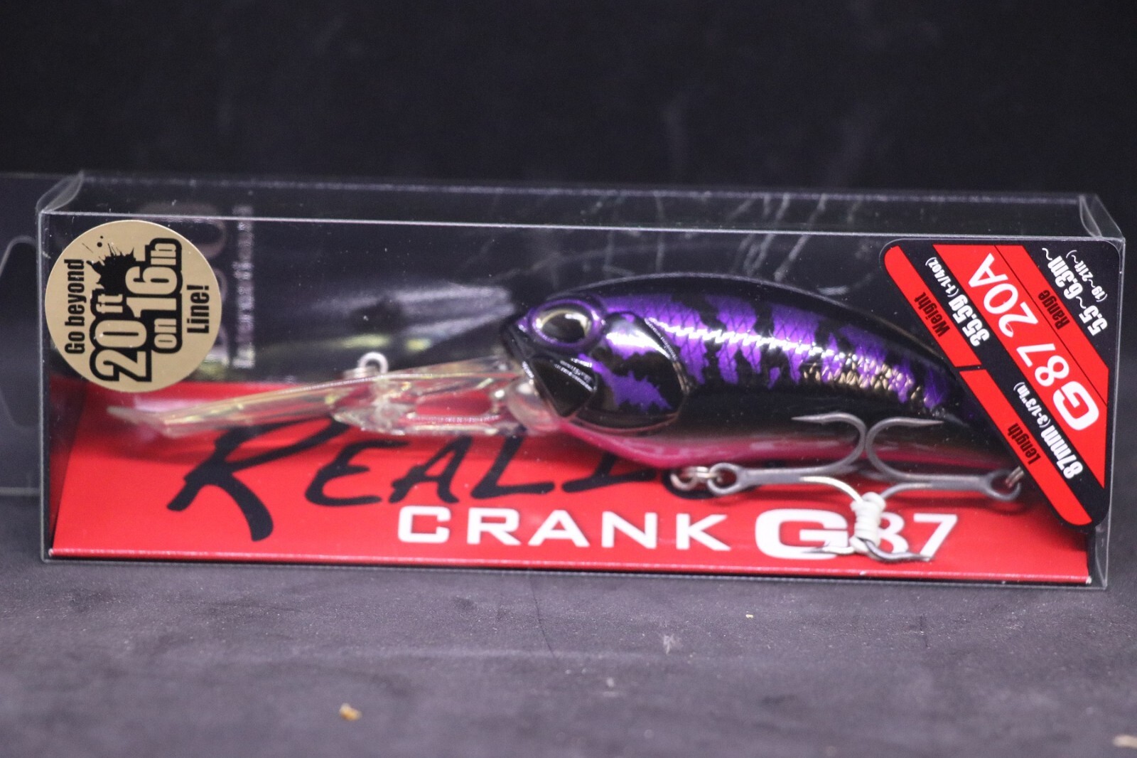 DUO Realis Crank G87 20A - Purple Eclipse - Deep Diving Crankbait 20 ...
