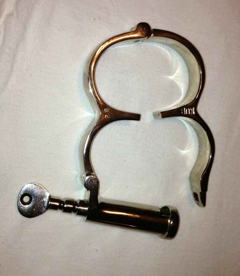 Irish 8 Gimmicked Handcuffs Magic Escape Illusion Blackstone Henning ...