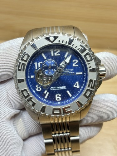 Invicta Pro Diver Automatic Watch 17456 Blue Dial Exhibition Back | eBay
