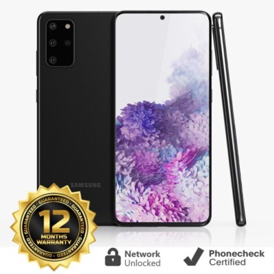 Samsung Galaxy S20+ Plus 5G SM-G986U - 128GB - Black (Unlocked ...