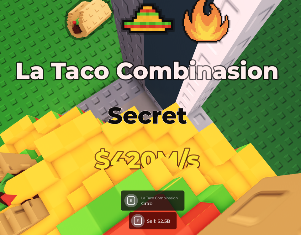 Steal A Brainrot La Taco Combinasion 420M/S OP ENCHANTS-CHEAP | eBay