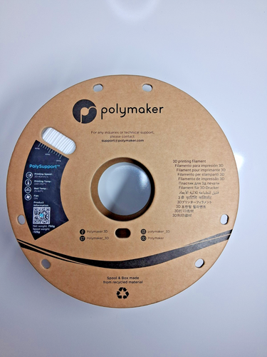 Polymaker PolySupport 1.75mm, 750g Support 3D Filament, Pearl White | eBay