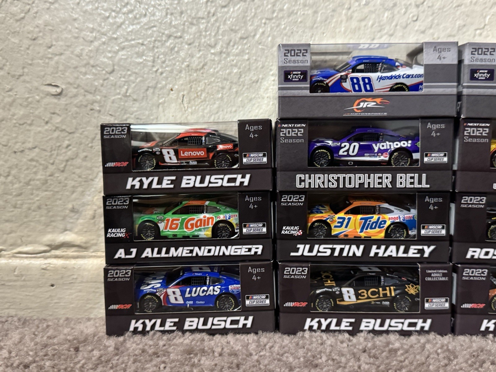 NASCAR Diecast Lot of 14 Sealed 1/64 Scale Diecast - Cup, Xfinity, and ...