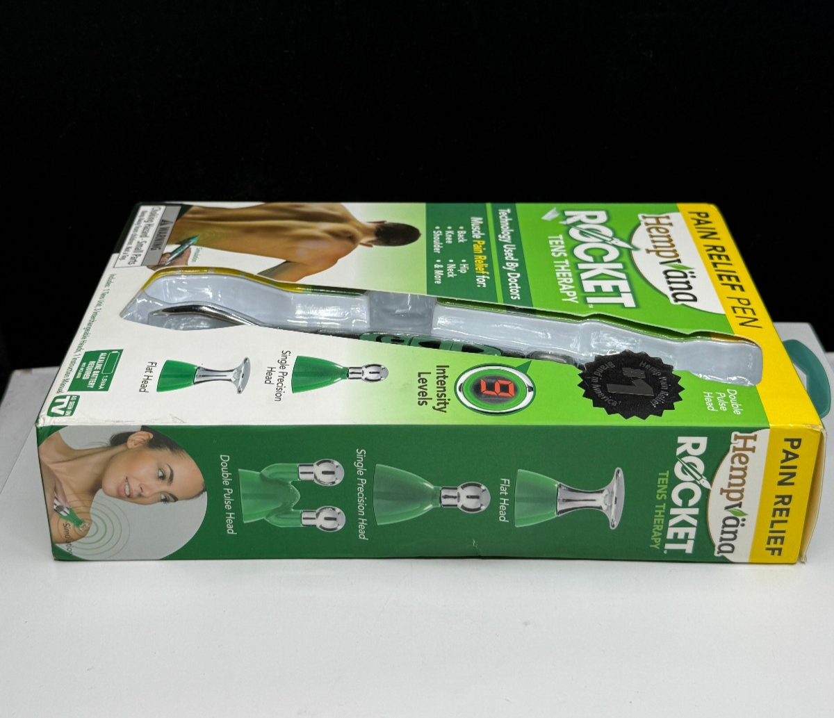 As Seen On TV Hempvana Rocket TENS THERAPY Pen Muscle Stimulator Pain ...