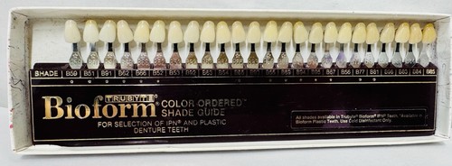 Bioform Color Ordered Shade Guide For IPN And Plastic Denture Teeth ...