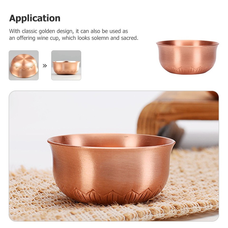 Practical Metal Cup Temple Buddhist Hall Cup Buddhist Water Cup | eBay ...