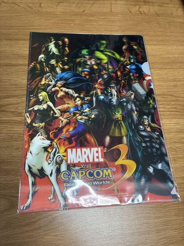 Marvel vs Capcom 3 A4 Clear File 3D Hologram Folder 8.3x11.7in Ships ...