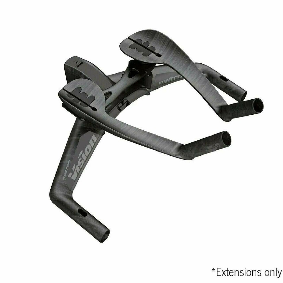 Aerobars Vision Metron TFE Pro Carbon Aerobar Extension Bars Small Bm1 ...