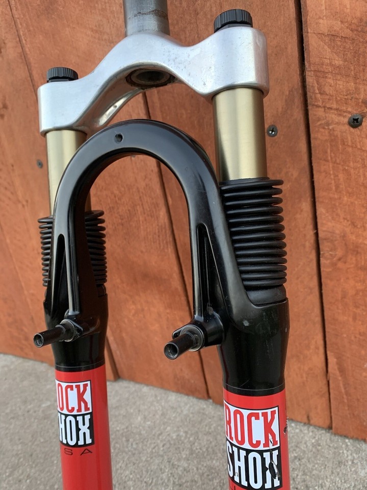 26” Vintage Rock Shox Judy XC Mountain Bike Fork Suspensión 8” Steerer ...