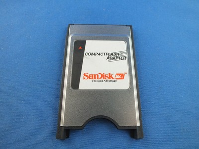 Original SanDisk PCMCIA für Compact Flash Card CF Karte Adapter ...